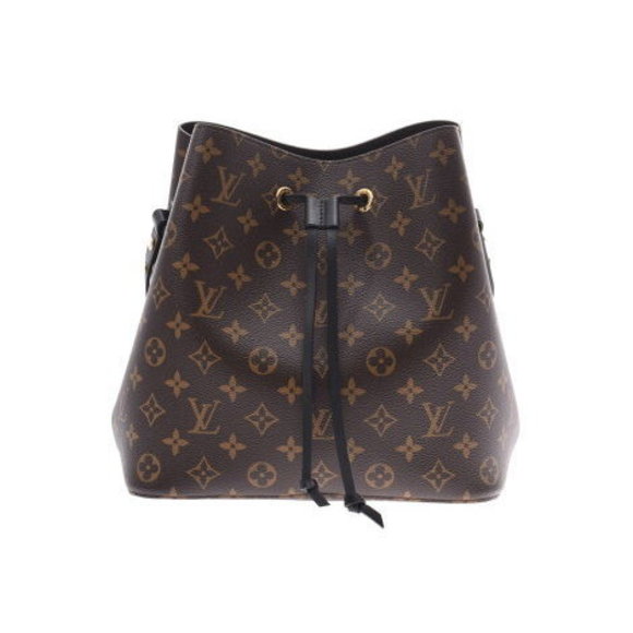 Louis Vuitton | Bags | Louis Vuitton Monogram Neo Noe Black Leather ...